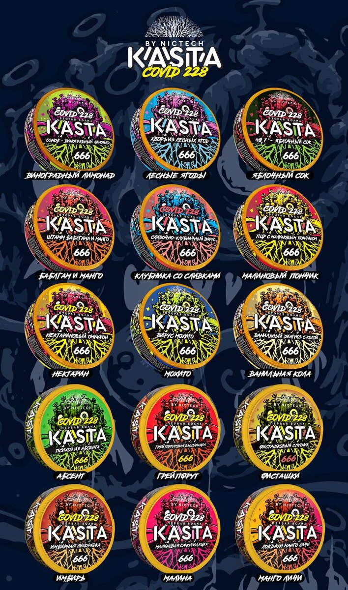 KASTA: какой вкус снюса КАСТА самый популярный в 2023? (Никтеч/Nictech) | SHIZA SHOP - обзоры и ...