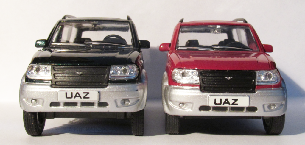 УАЗ «Патриот» (UAZ «Patriot») в масштабе 1:43 - ранняя и поздняя модель ...