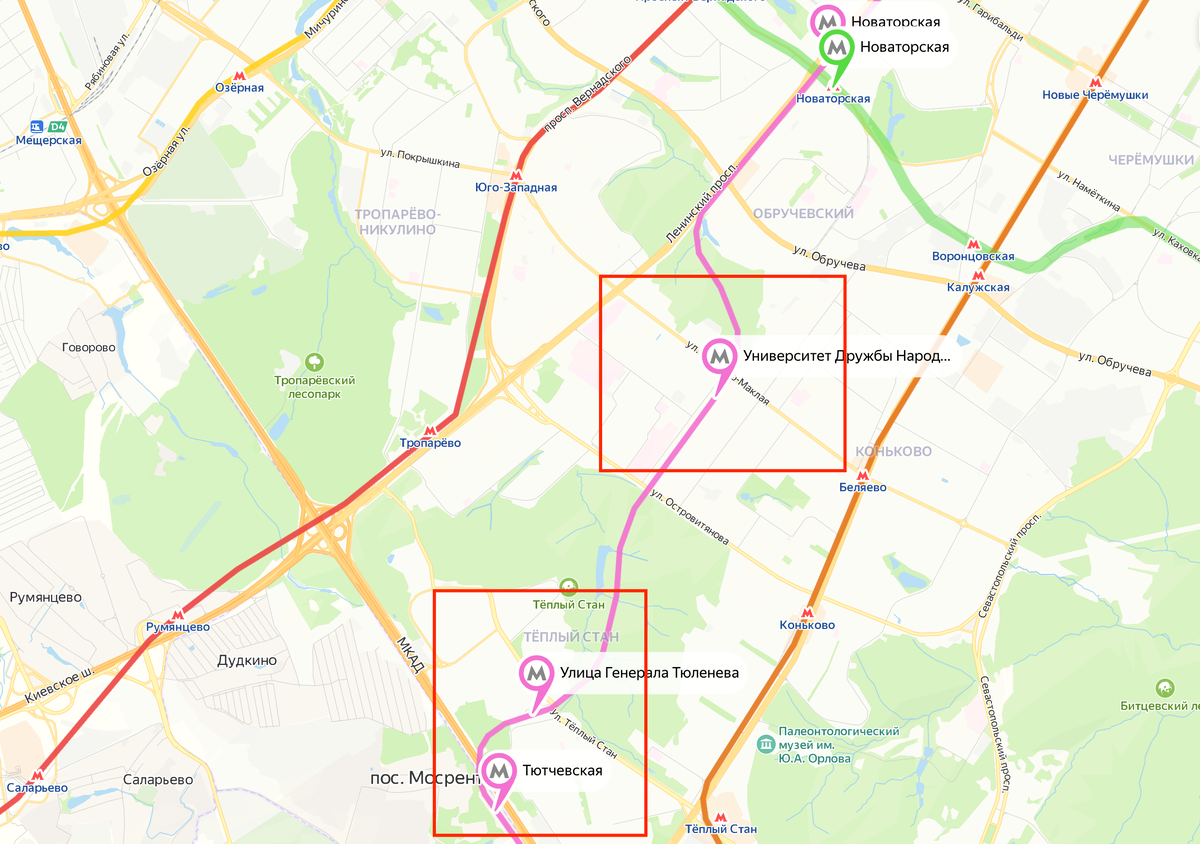 Новостройки возле станций Троицкой линии метро — смотрим на карте | Недвижимость | Что Где Почём ...