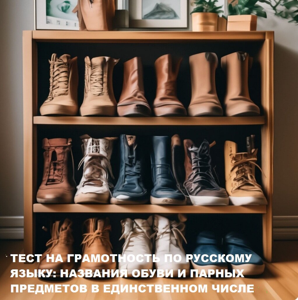 Тест по русскому языку об обуви и парных предметах. Пройдёте? | Вместе ...