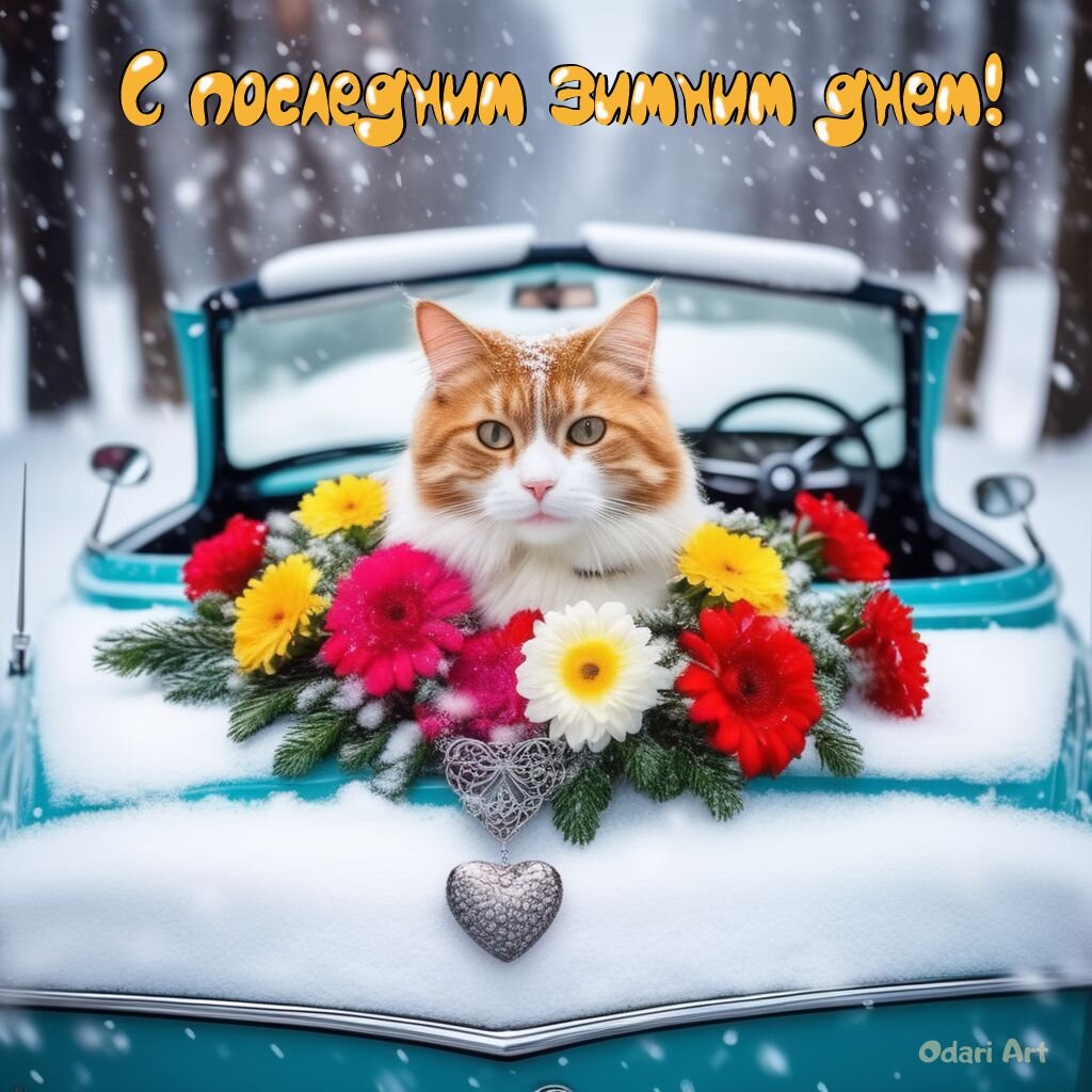 С последним днем зимы. Открытки. Юмор | Odari Art Юмор, картинки, цитаты, размышления | Дзен