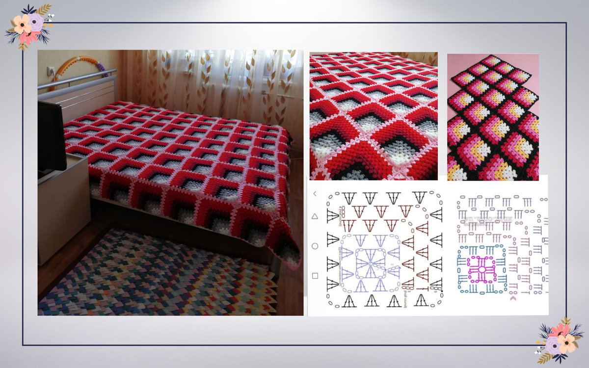Вяжем спицами и крючком Пледы и Покрывала Идеи 35 схем Рукодельная копилка Мастерская Чайка Дзен