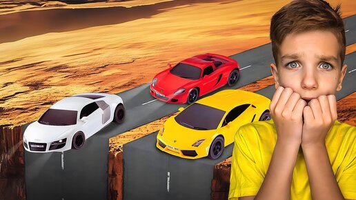 Mark saves the truck and cars on the bridge | Mark Production | Дзен