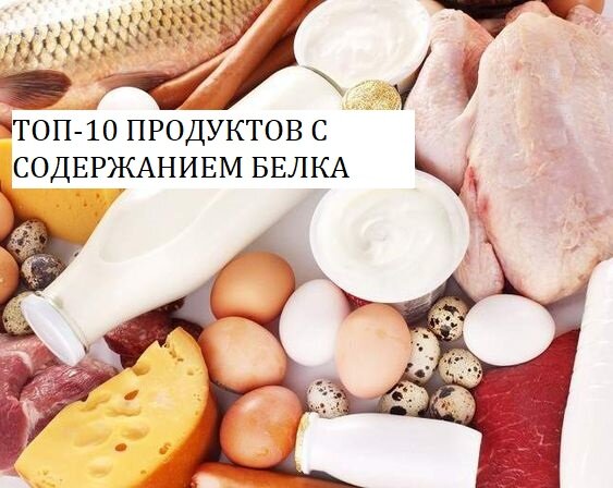 ТОП-10 продуктов с большим содержанием белка. | Не на диете|Велигура ...