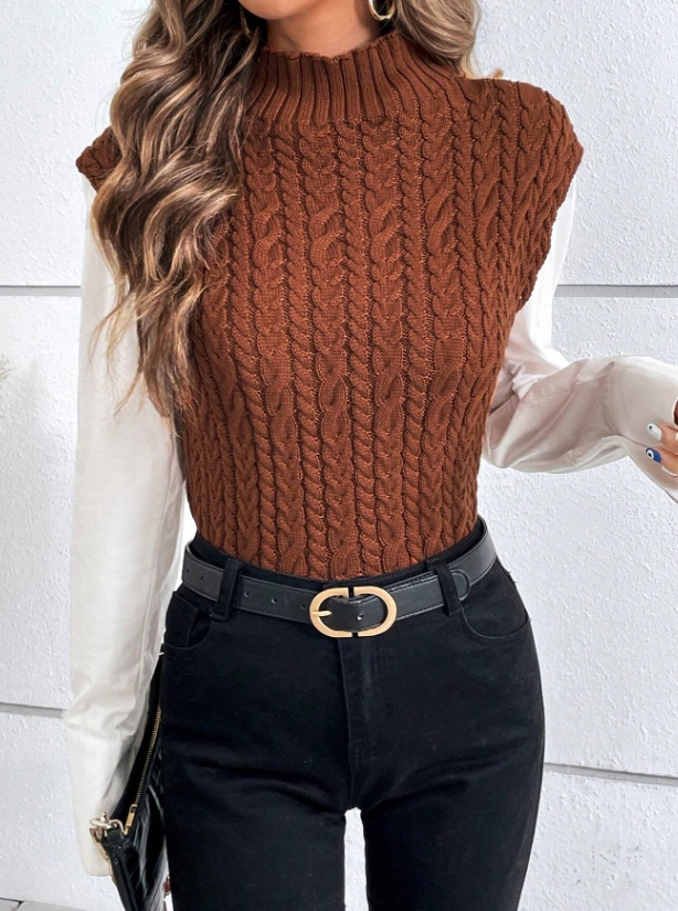 20 лучших безрукавок 2023 года. Схемы - Вязание спицами LenkomKnit