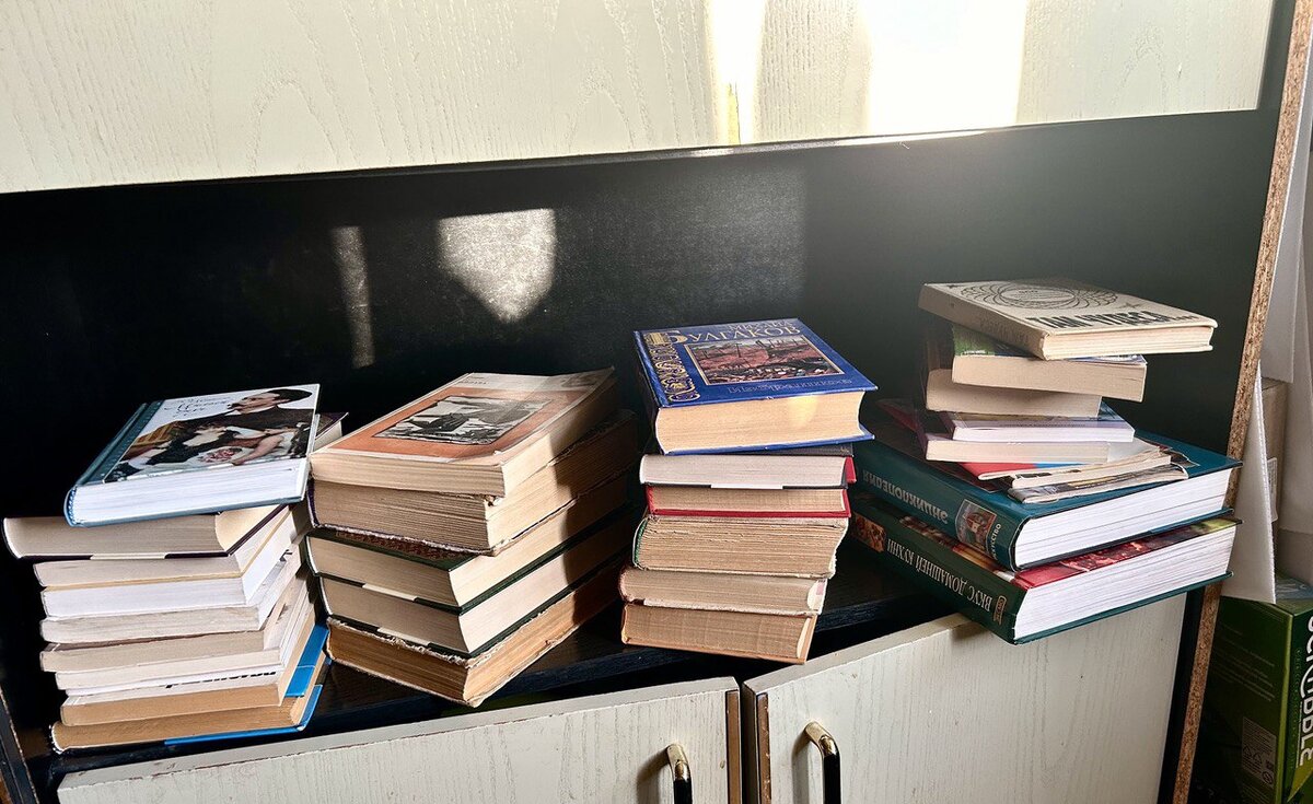 Долой книжную полку пытаюсь избавиться от всех своих книг
