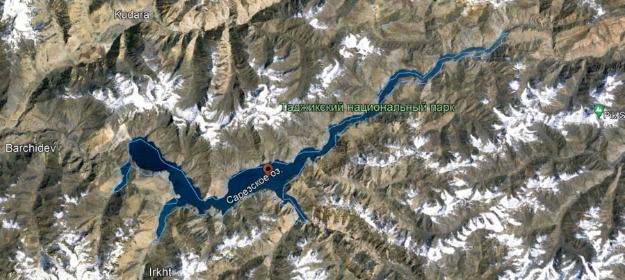 Lake Sarez can pour down at any moment: the mudflow will reach the Aral ...