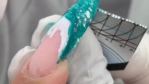 Imen nails | Изумрудный френч #imennails #imen | Дзен