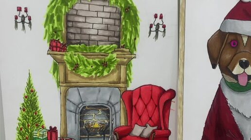 Антонина Матвеева | Бесплатные уроки по рисованию. | Новогодний ...