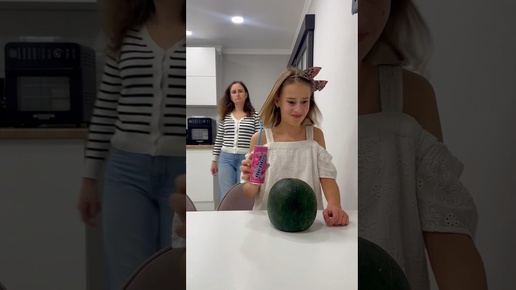 Alinka Malinka Tv | Короче говоря Алинка спрятала Coca Cola в арбуз #shortsFunny video by Alinka ...