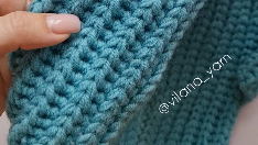 Vilana_yarn | Английская резинка крючком #узоркрючком | Дзен