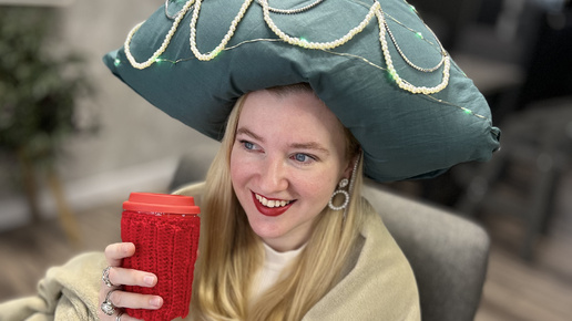 Gauzy Design | Ёлочка-подушка🎄 Может служить новогодним декором и ...