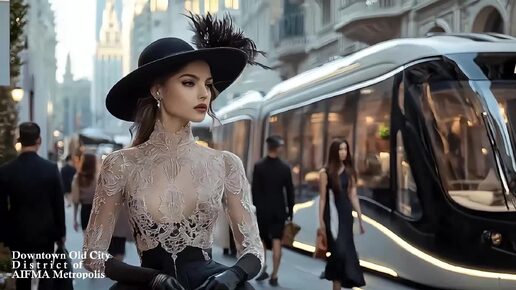 AI Fashion Mega-City Часть 18 Прогулка по Старому Городу AIFMA AI ...