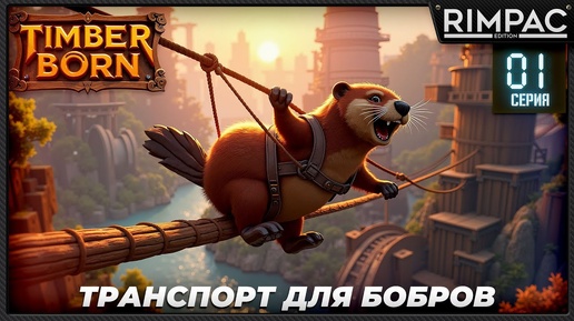 Timberborn — 7-е обновление! Тестируем зиплайны и всякие обновки _ #1 | RIMPAC | Дзен