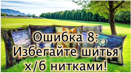 Разбор ошибок. 8. Стоит ли шить х/б нитками? | Лада Христенко лоскутное шитье рукоделие | Дзен