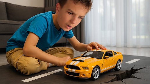 Mark finds hidden toy cars— from shiny sports cars to cool off-roaders ...