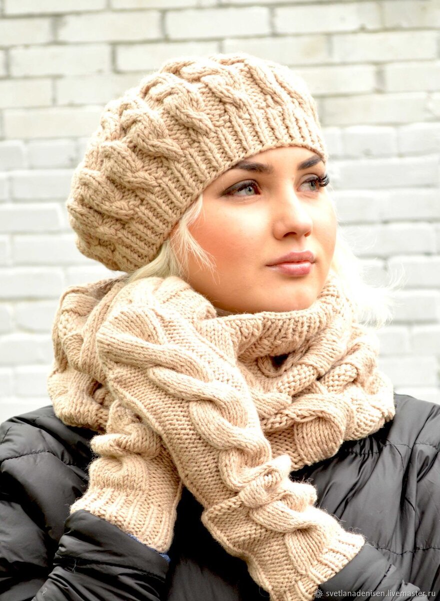 А вы готовы к холодам? Идеи женских вязаных комплектов | Факультет рукоделия | Дзен