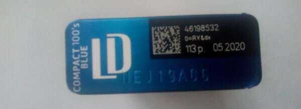 LD Autograph Club Compact 100's Blue обзор сигарет | Табачный разбор | Дзен