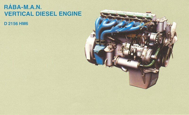 Rába-MAN D2156/Rába D10: дизельное сердце Икаруса | НПАП №1 Икарус | Дзен