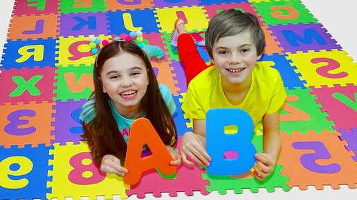 ABC Learn English Alphabet - Kids Songs with Nick and Poli | Nick and ...