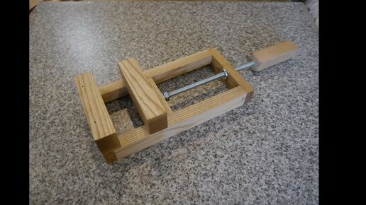 Самодельные тиски из дерева. Homemade wood vise. | LePilkin62TV | Дзен
