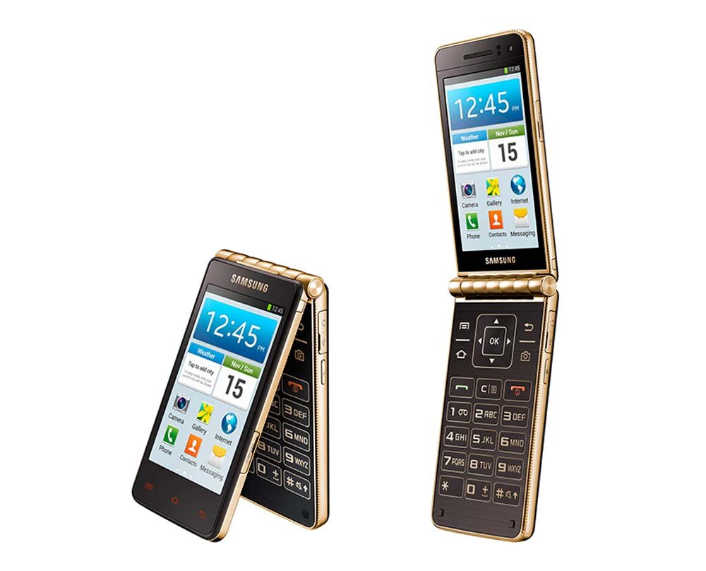 Samsung Galaxy Golden GT-i9235 - раскладушка с двумя сенсорными ...