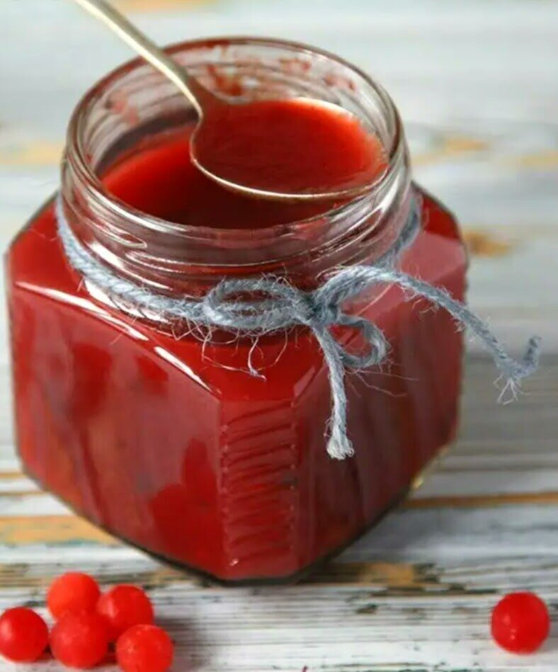 Мой калиновый сироп на зиму: густой и витаминный, как свежая калина и ...