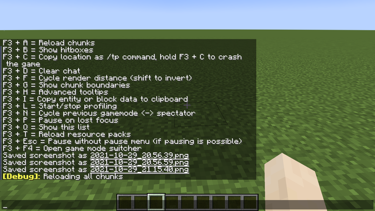 Скрытые возможности F3 в Minecraft | mid. | Дзен