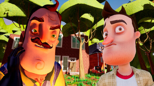 ШОУ ПРИВЕТ СОСЕД!РАЗГОВОРЫ ПО ДУШАМ!ИГРА HELLO NEIGHBOR MOD KIT ...