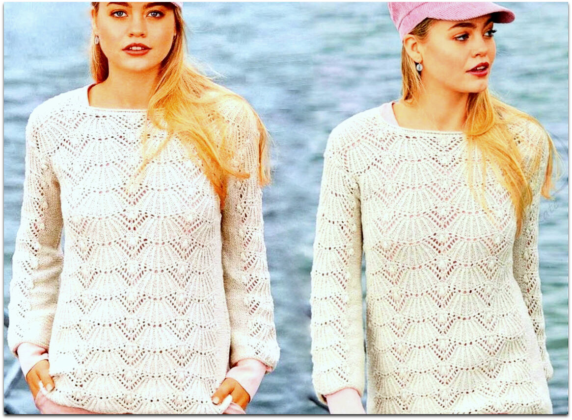 Нарядный ажур: 6 вязаных моделей с красивыми узорами | Вязание с ...