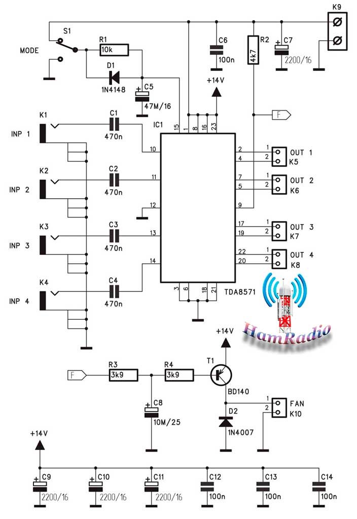 Усилитель низкой частоты на TDA8571 | HamRadio | Дзен