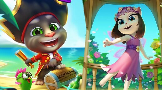 МОЙ ГОВОРЯЩИЙ ТОМ 2 и Анджела ОБНОВЛЕНИЕ #67 друзья Ухаживаем за ...