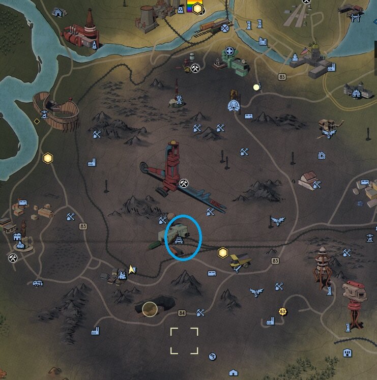 Локации, где всегда можно найти кротов-шахтеров для испытаний. Fallout ...