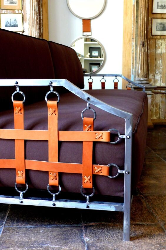 DIY идеи - просто класс. Старые кожаные пояса не выбрасывайте ...