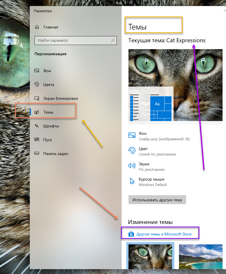Как получить бесплатные темы для рабочего стола от Microsoft Store в ...