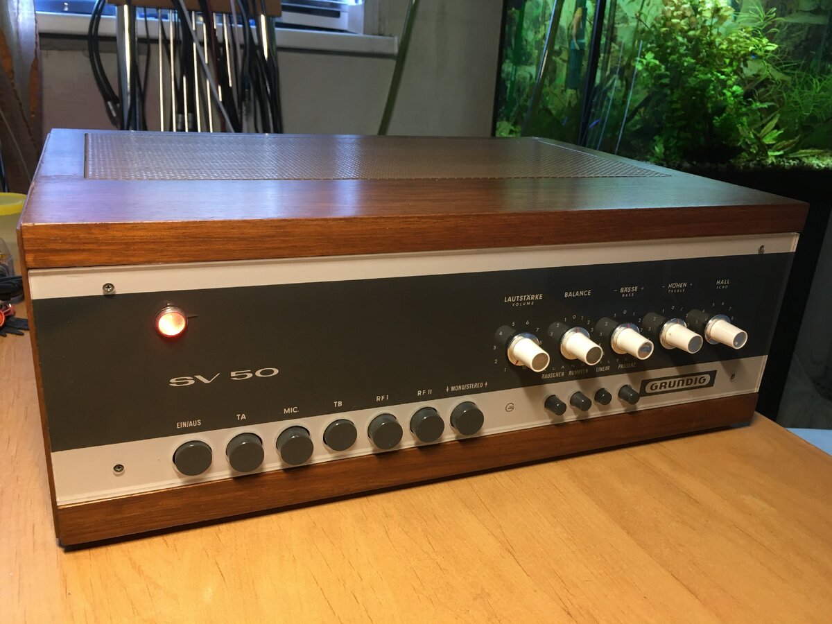 Усилитель из Германии на германиевых транзисторах: Grundig SV-50 ...