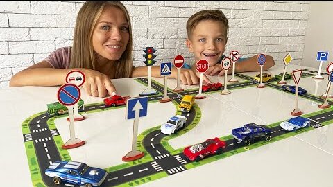 Mark and cars teach mom about the rules of the road | Mark Production ...