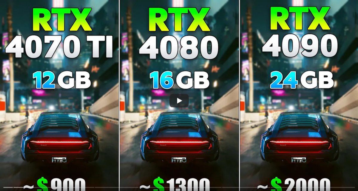 RTX 4070 Ti vs RTX 4080 vs RTX 4090, неочевидный выбор оптимальной карты! | Пояснительная ...