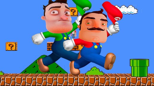 ПРИВЕТ СОСЕД СТАЛ СУПЕР МАРИО!HELLO NEIGHBOR 2 ГАРРИС МОДЕ!GARRY'S MOD ...