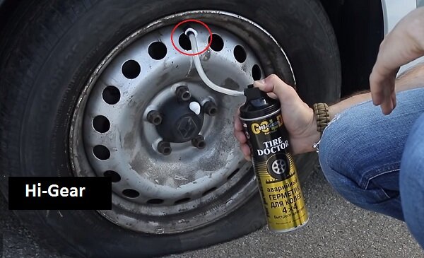 Сможет ли герметик для шин реально устранить прокол колеса в дороге и какой лучше покупать? Тест ...