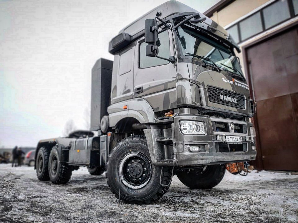 Какой красавец! Полноприводный КамАЗ, сделанный по спецзаказу для Чукотки | Все о грузовиках ...