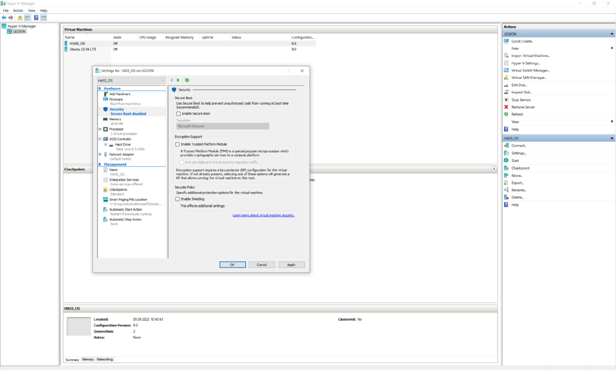 Запускаем Home Assistant OS в Hyper-V [09-2022] | Smart home Russia | Дзен