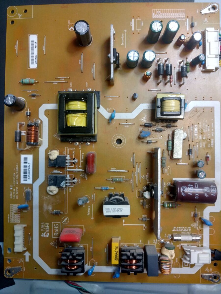 TOSHIBA 40L2453RK - Где купить подсветку? IC-C-HWBC40D328 ...