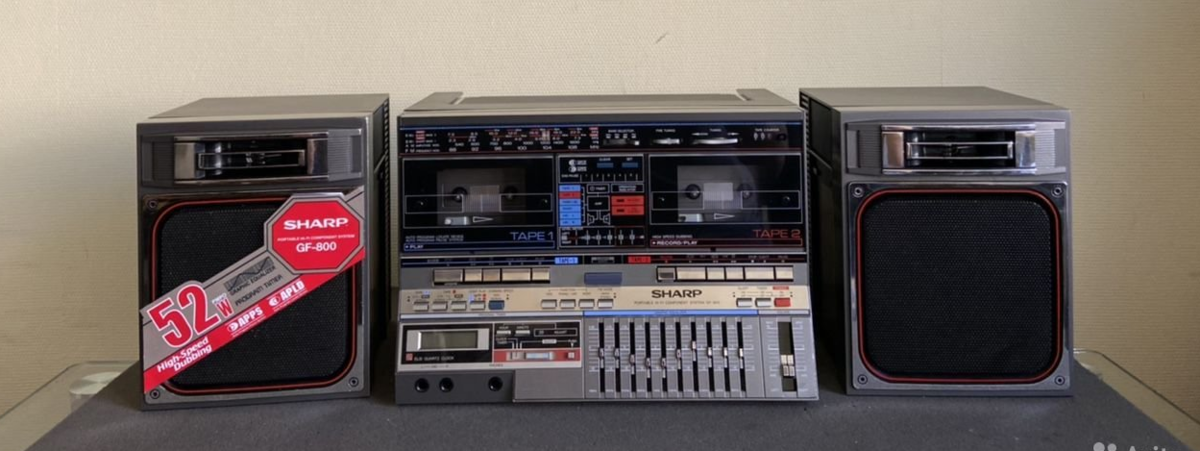 Sharp GF-800 1983 года. Самая желанная и востребованная магнитола в ...
