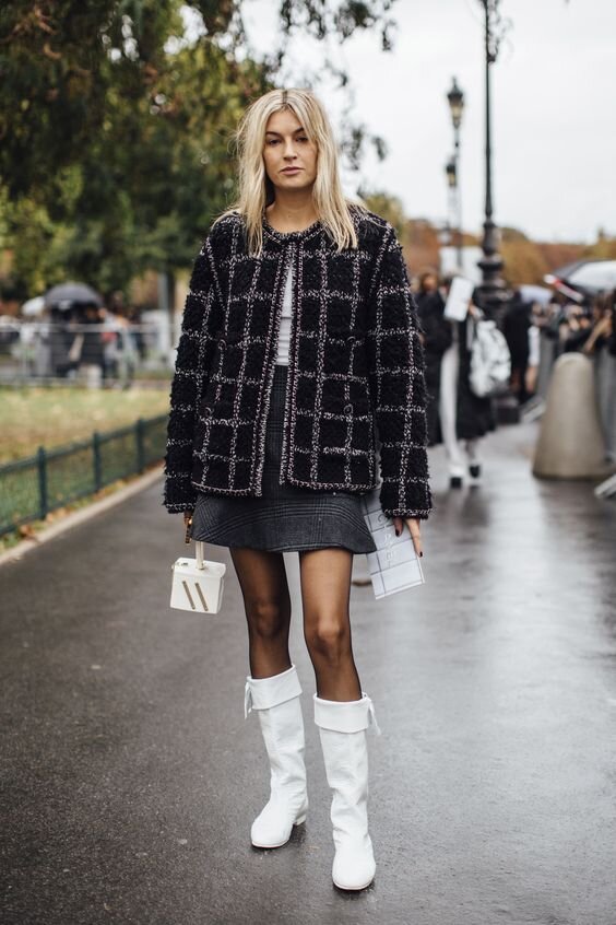 Всегда актуальные жакеты в стиле Шанель, с чем их носить | ladyline.me ...