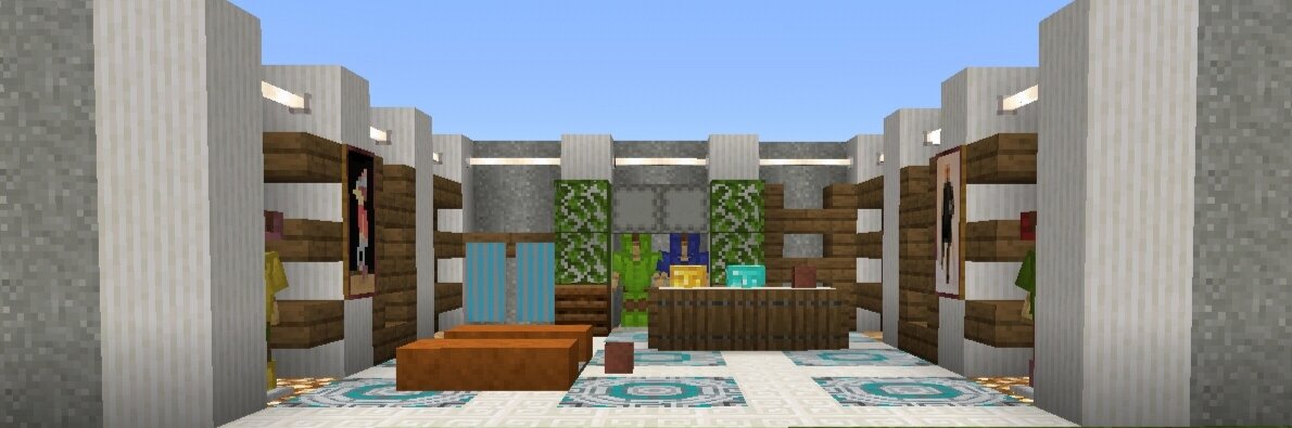 Красивый дизайн магазина в Minecraft | Builder Ruslan ю_ю | Дзен