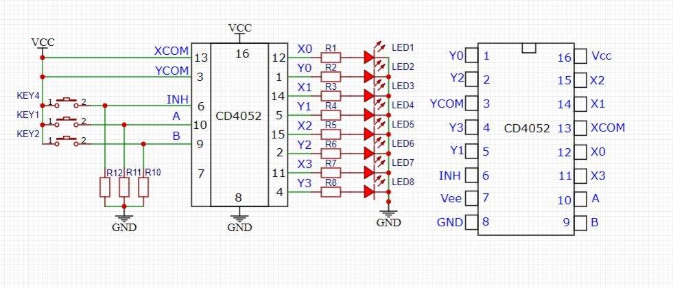 CD4051 - 4052 Аналоговый мультиплексор/демультиплексор | miti-mti | Дзен