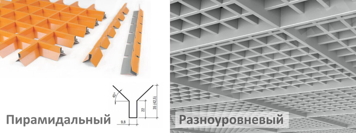 Какие бывают потолки Грильято? Виды и отличия. | ИнтерПром | Дзен