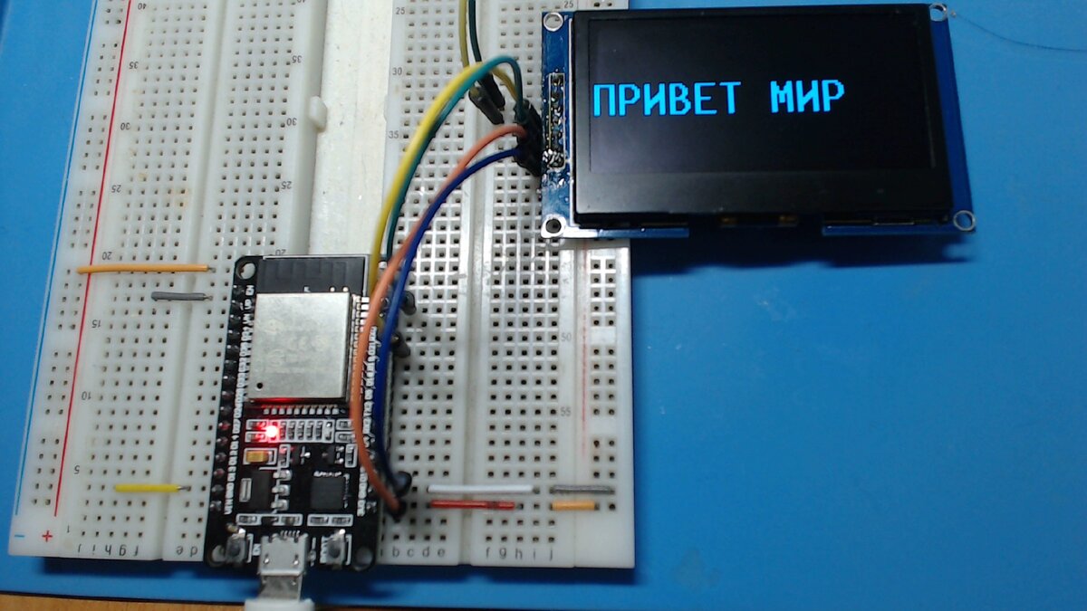 Подключение OLED дисплея 2.42" 128*64 на SSD1309 к ESP32 | Электроника, ESP32, Arduino | Дзен