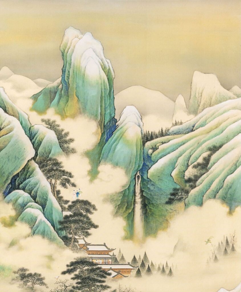 Неумирающая красота китайской живописи Yuanming Дзен